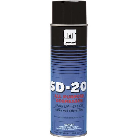 Spartan Chemical SD-20 Aerosol Can Citrus Scent All-Purpose Degreaser, 12-20 Oz 652000 | Zoro